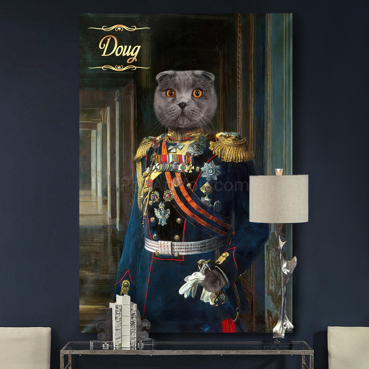 Grand Duke Michael male cat portrait - PopArtYouShop