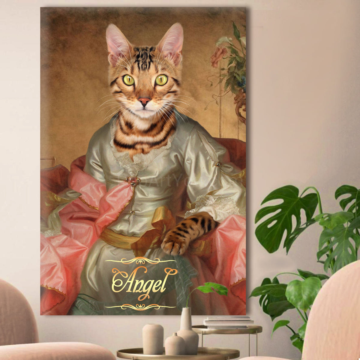 The Countess female cat portrait - PopArtYouShop