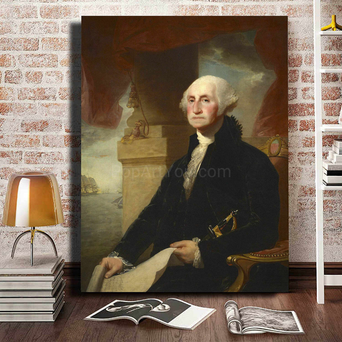 George Washington The Constable-Hamilton personalized male portrait ...